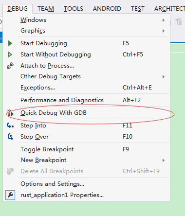 visual studio · rust